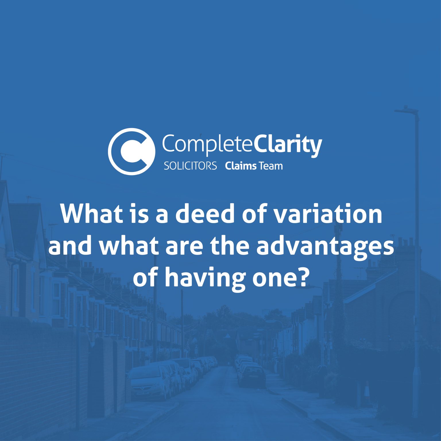 What is a deed of variation and what are the advantages of having one ...